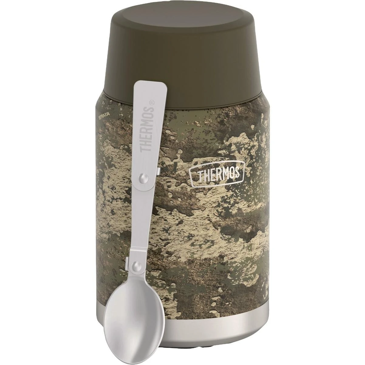 Thermos 24 Oz. Icon Camo Food Jar with Stainless Steel Spoon | Elitsac ...