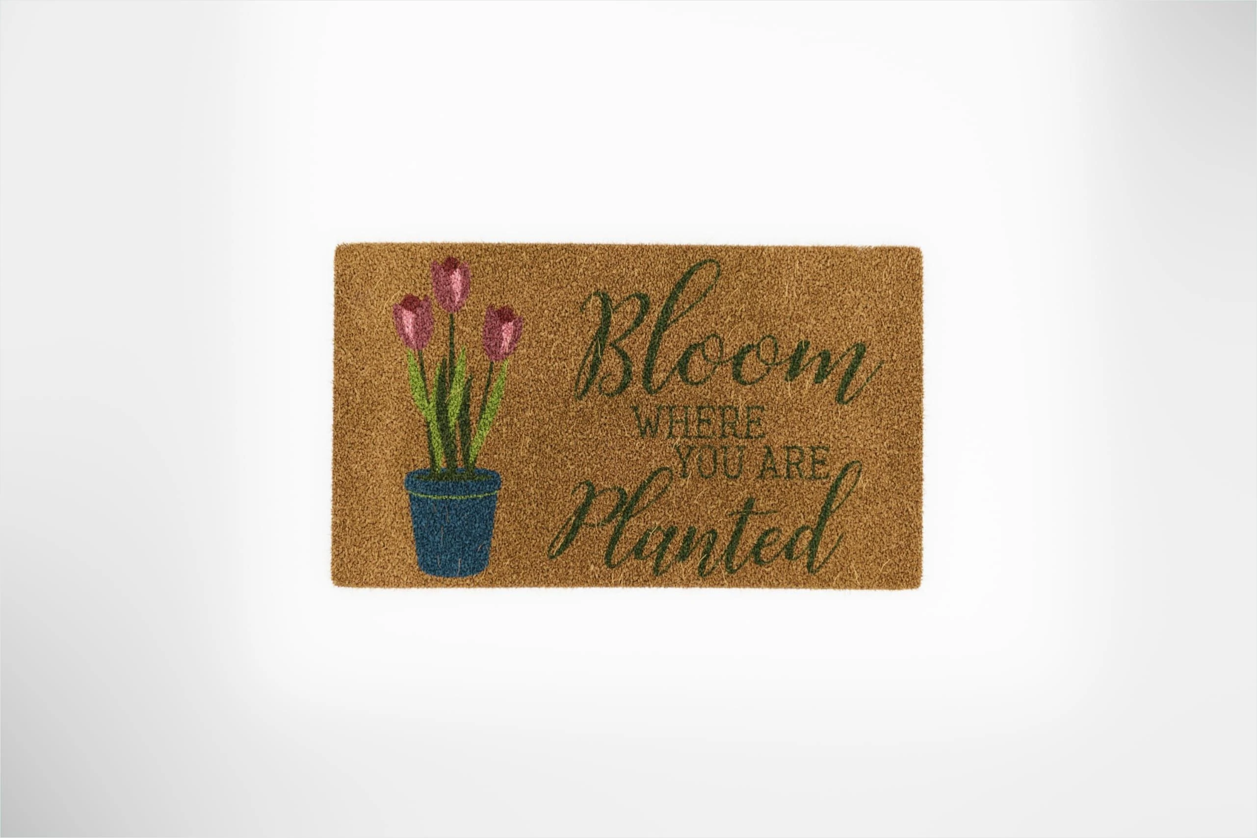 Avera Products Bloom Where You are Planted Doormat - Spring and Summer ...