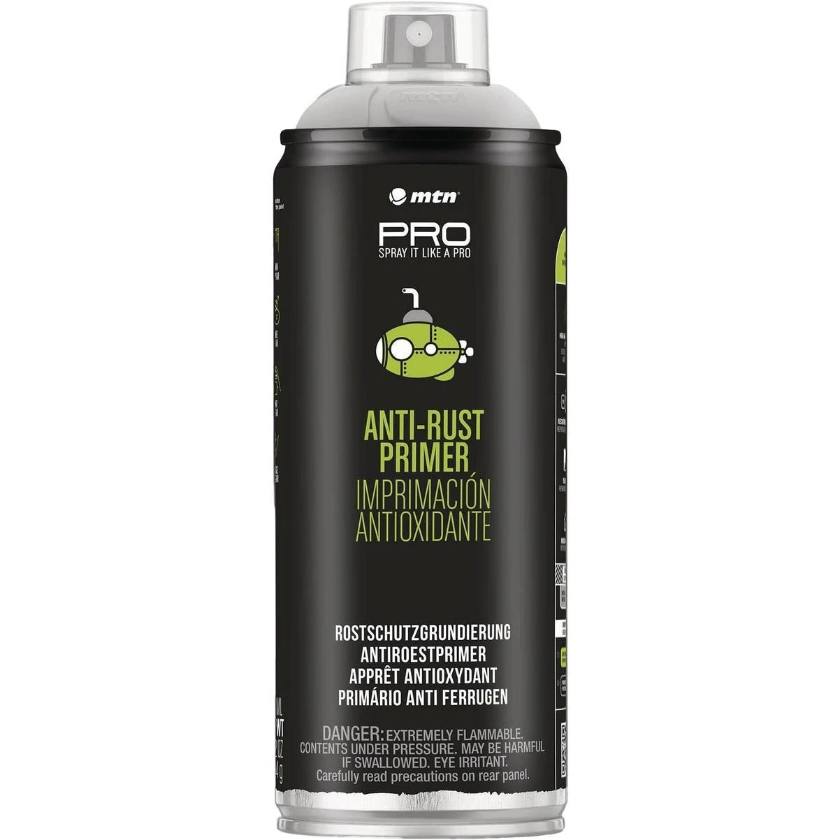 Montana Colors MTN WEPRO 400ml Grey Anti-Rust Primer Spray Paint ...