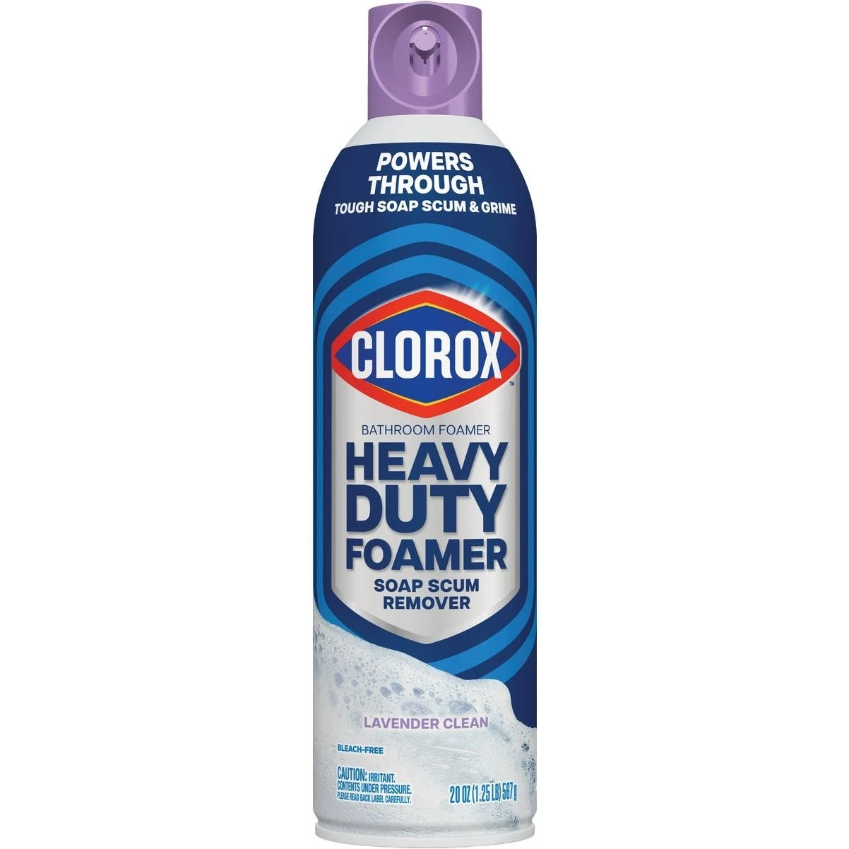 Clorox 20 Oz. Heavy Duty Soap Scum Remover Foaming Action Bathroom ...
